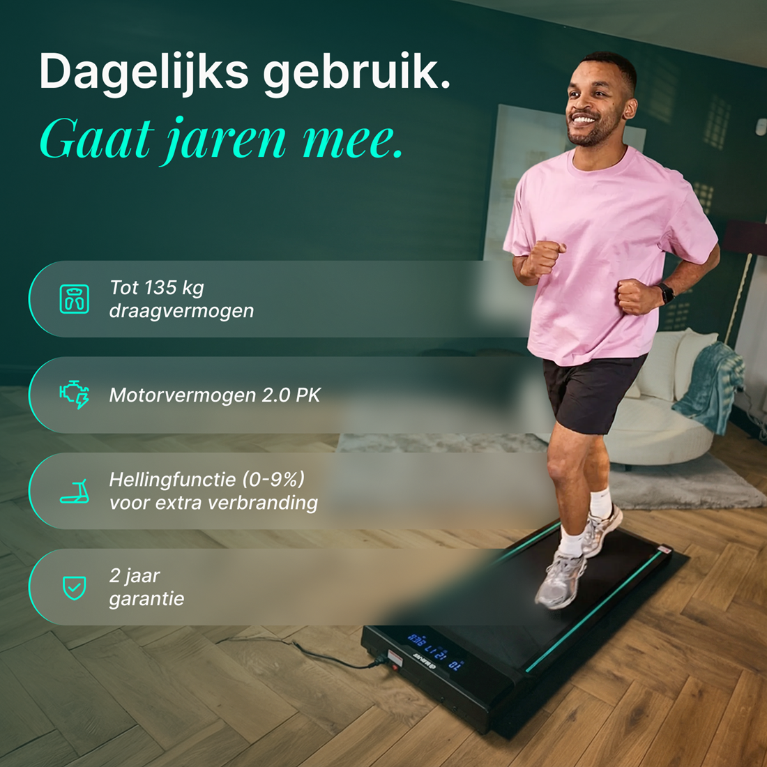 Dreaver Elevate One Walkingpad - met Stappenteller | Fitwinkel.nl