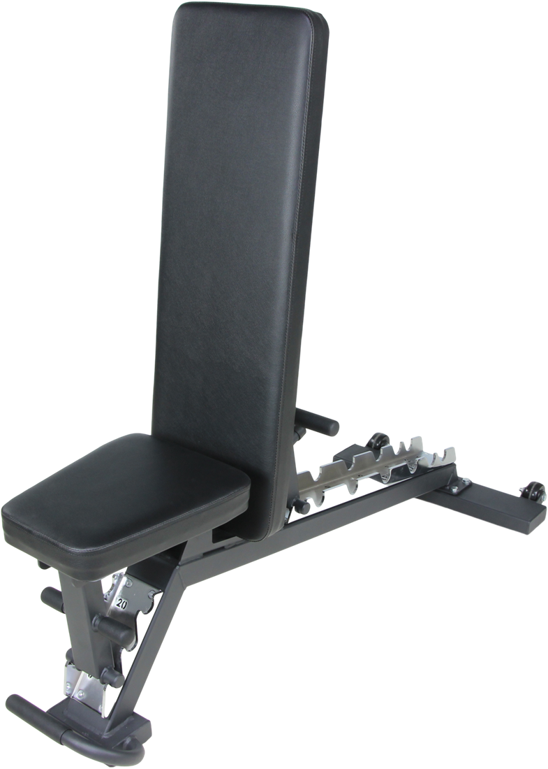 Lifemaxx Crossmaxx Adjustable Bench V2 - Verstelbare Trainingsbank - Zwart | Fitwinkel.nl