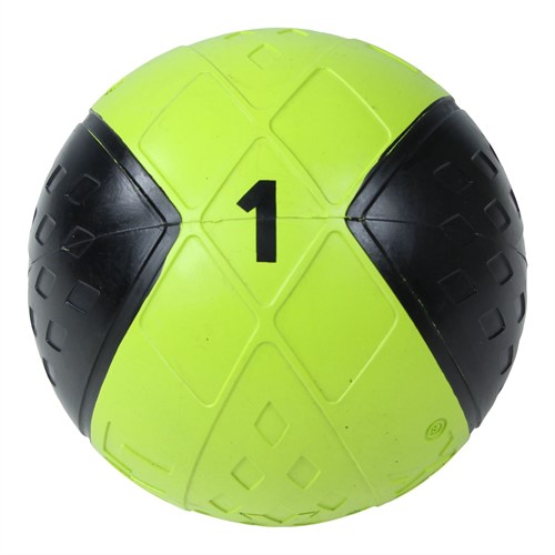 Lifemaxx LMX Medicijn Bal - Medicine Ball - 1 kg - Zwart/Geel ...