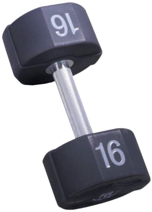 Lifemaxx Ronde PU Dumbbell - 34 kg | Fitwinkel.nl