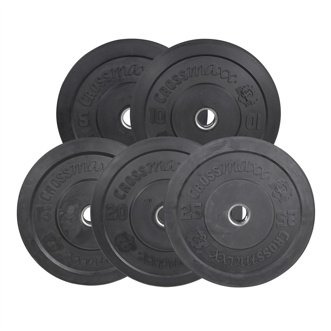 Lifemaxx Crossmaxx Technique Bumper Plate - 5 kg | Fitwinkel.nl