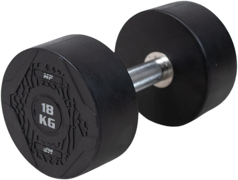 Muscle Power Ronde Dumbbell - 18 kg | Fitwinkel.nl