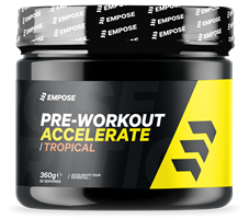 Empose Nutrition Pre-Workout Accelerate - 360 gr - Tropical | Fitwinkel.nl