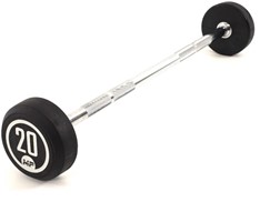Muscle Power Vaste Halterstang Rubber - 20 kg | Fitwinkel.nl