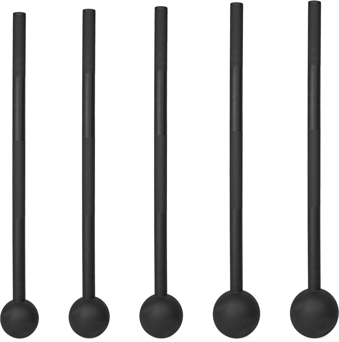 VirtuFit Macebell Set - Zwart - 4, 6, 8, 10, 12 kg | Fitwinkel.nl