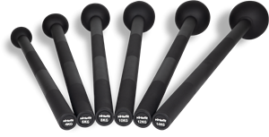 VirtuFit Macebell Set - Zwart - 4, 6, 8, 10, 12, 14 kg | Fitwinkel.nl