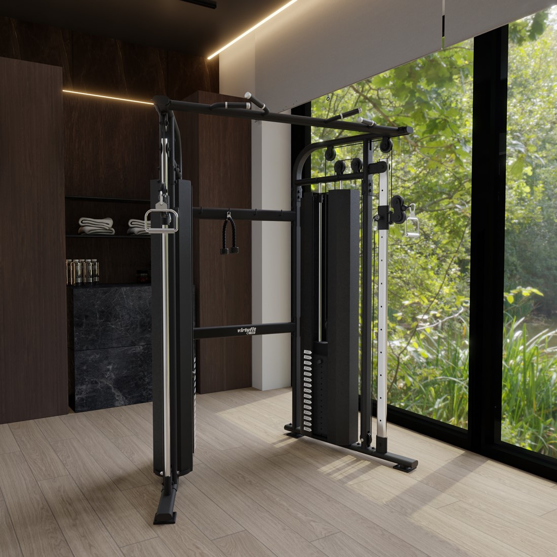 VirtuFit CC100 Cable Crossover - Dual Adjustable Pulley - Functional ...